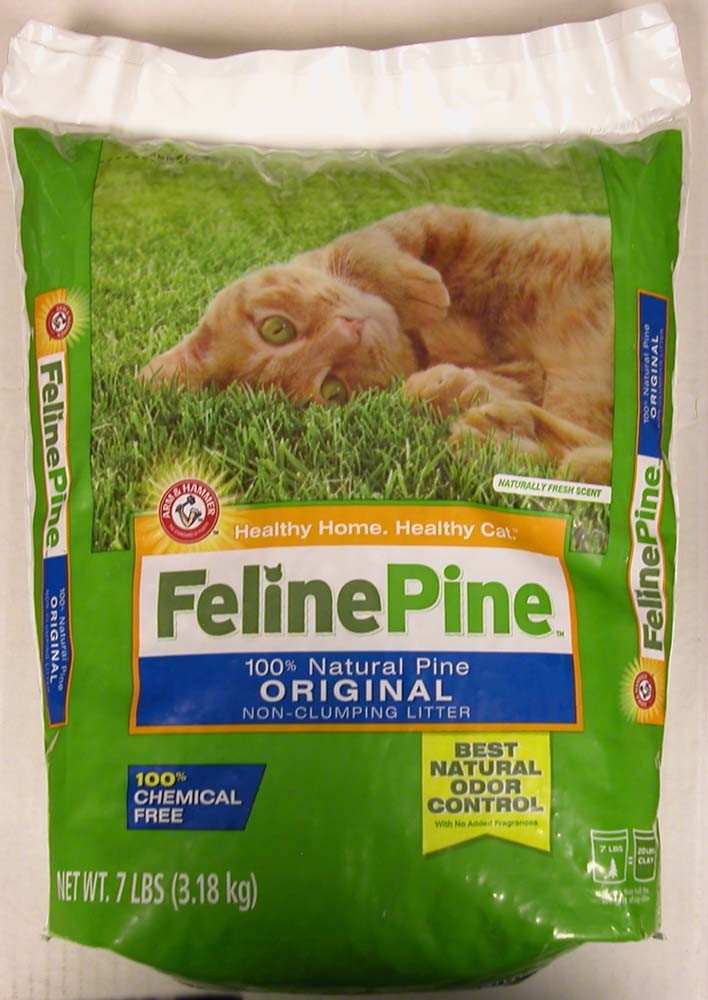 Feline Pine Original Non-Clumping Cat Litter 1ea/7 lb – Waggle Shop